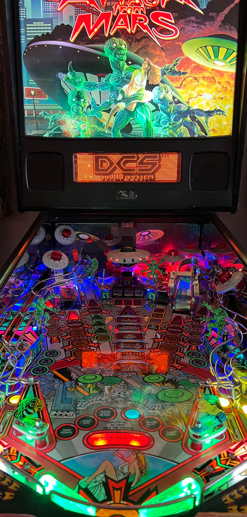 Lit Kit Flippers Pinball Mod - for Attack from Mars – ArcadeMade.com